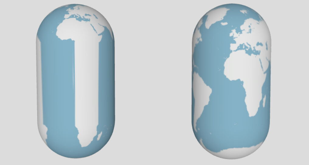 Capsule UVs are Stretched - Questions - three.js forum