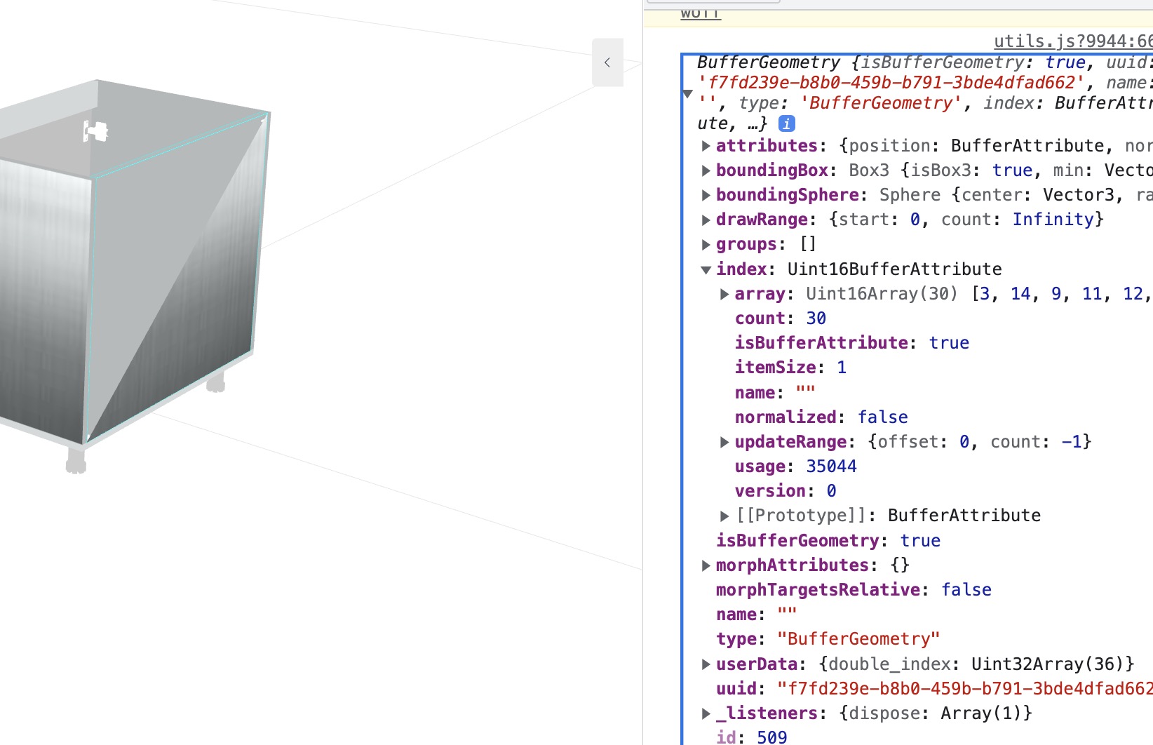 After importing the model, delete the face of the mesh type component - Questions - three.js forum