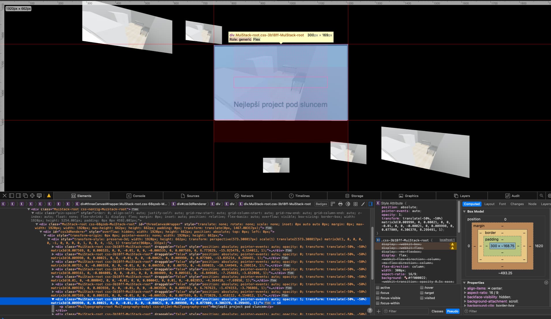 CSS3DObject has different position in Safari - Questions - three.js forum