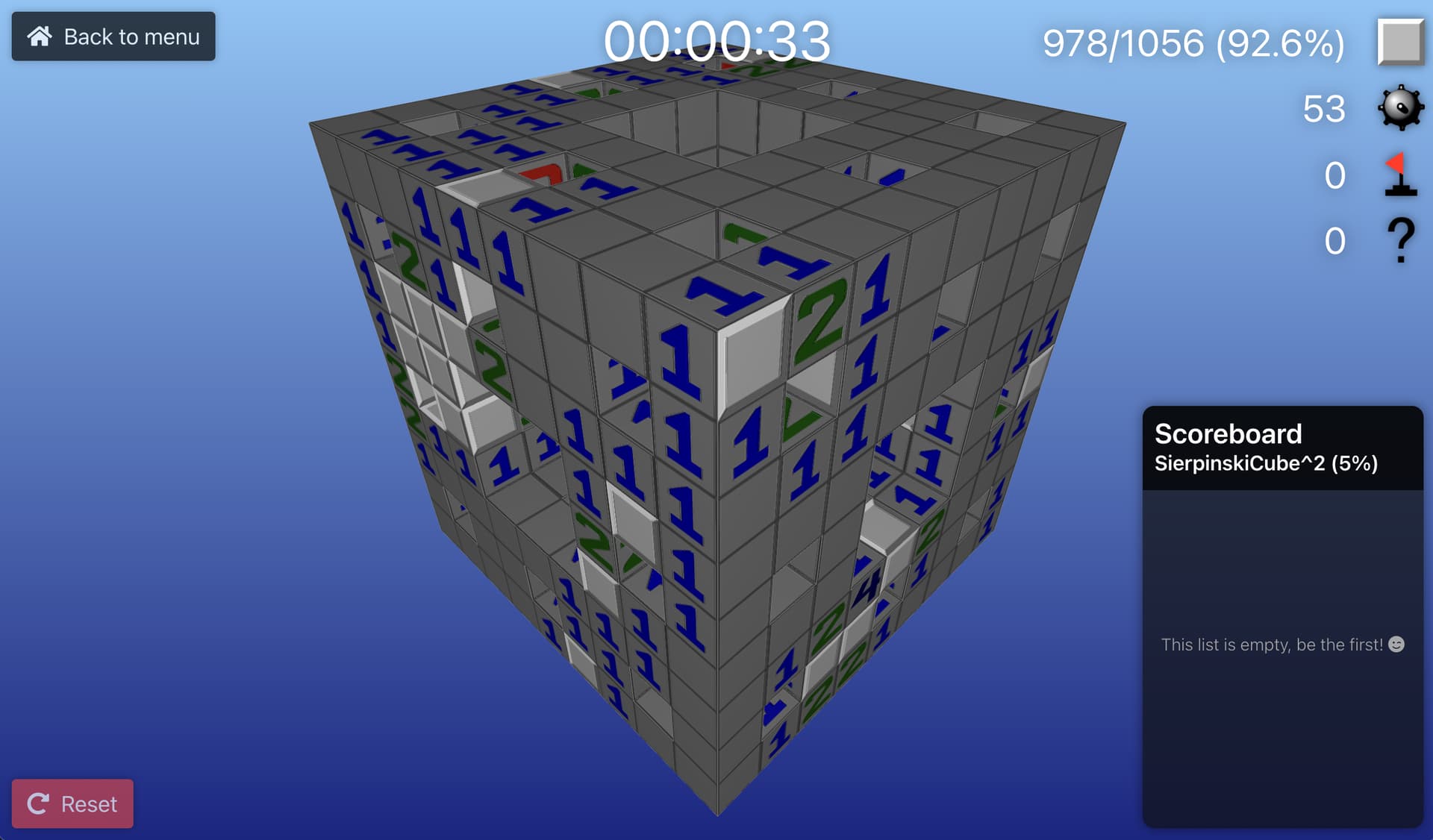 ThreeMineSweeper – An Experimental 3D minesweeper game made with Three ...