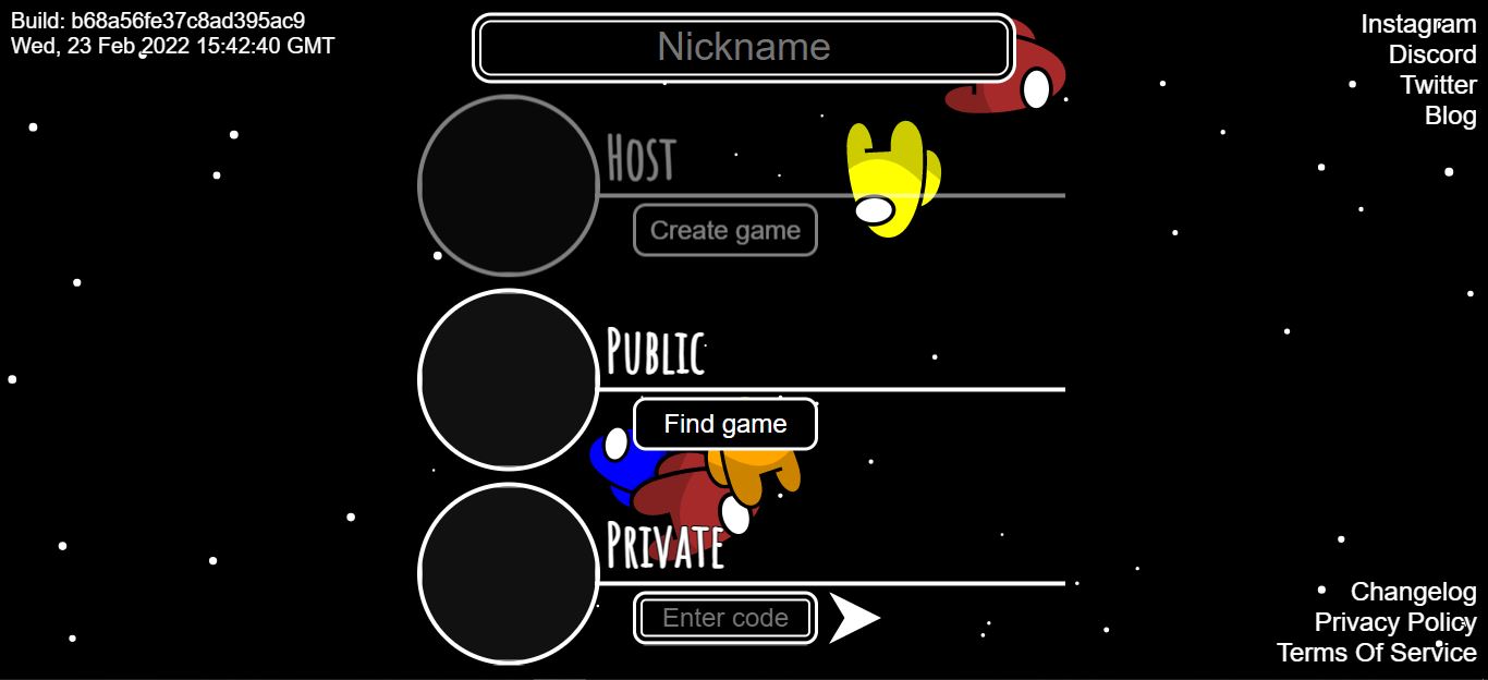 Amogus.Fun: Multiplayer 3D Among Us Clone Game - Showcase - three.js forum