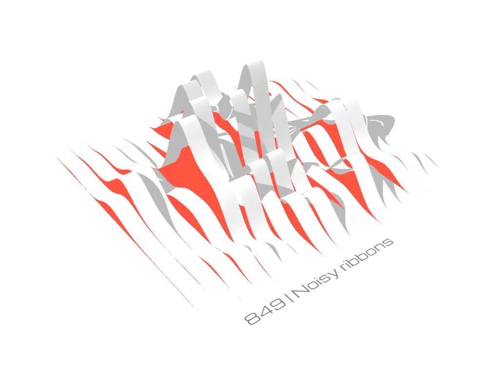 Noisy Ribbons [instancing Shadows] Resources Three Js Forum