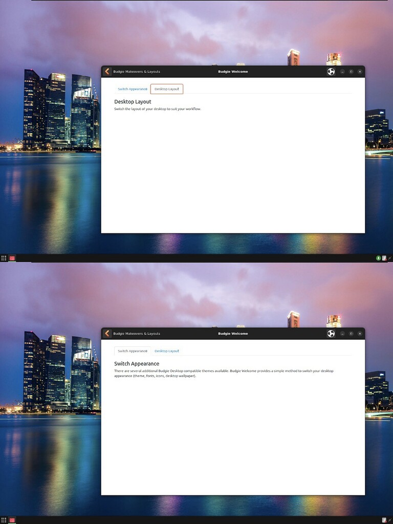 The Switch Appearance and Desktop Layout options are missing on Rhino ...