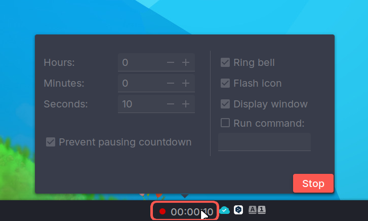 How to reset the countdown timer and start a again? - Budgie Applets ...