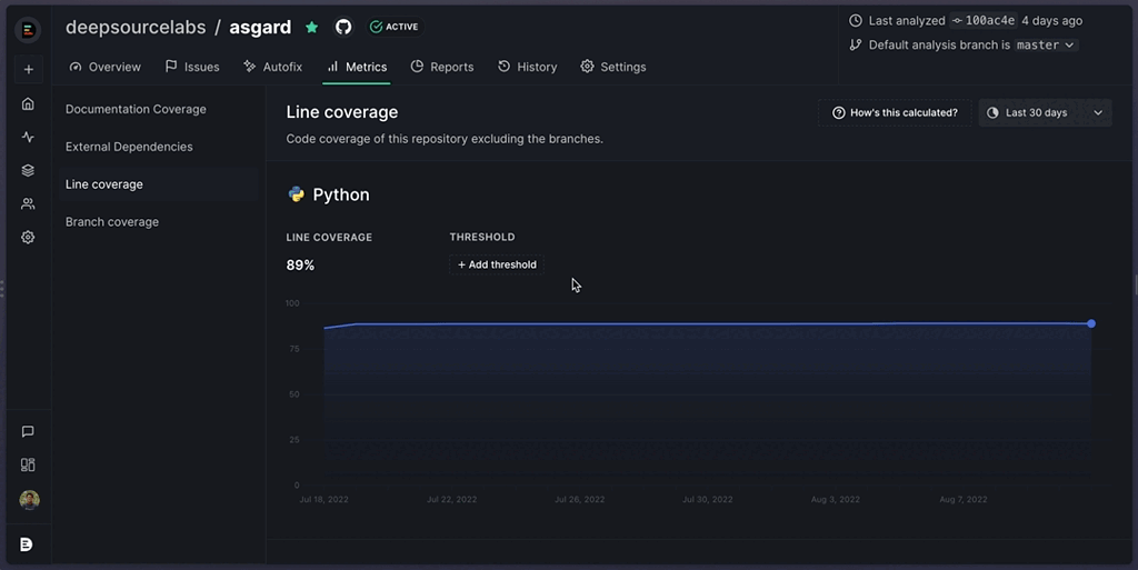 Enforce metric thresholds on pull requests - New in DeepSource - DeepSource Discuss