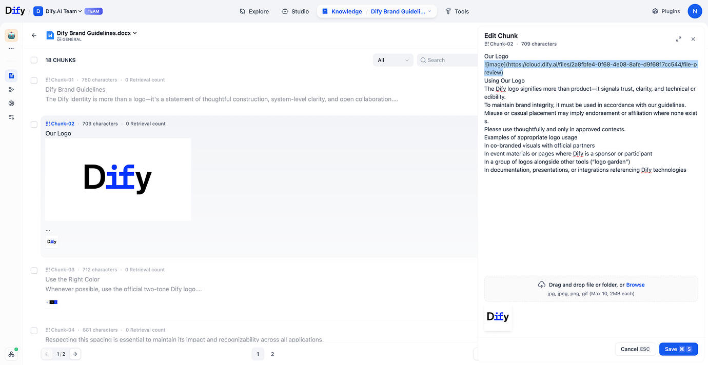 🎉 Dify v1.11.1 Multimodal Knowledge Base Is Live - Activities - Dify Community