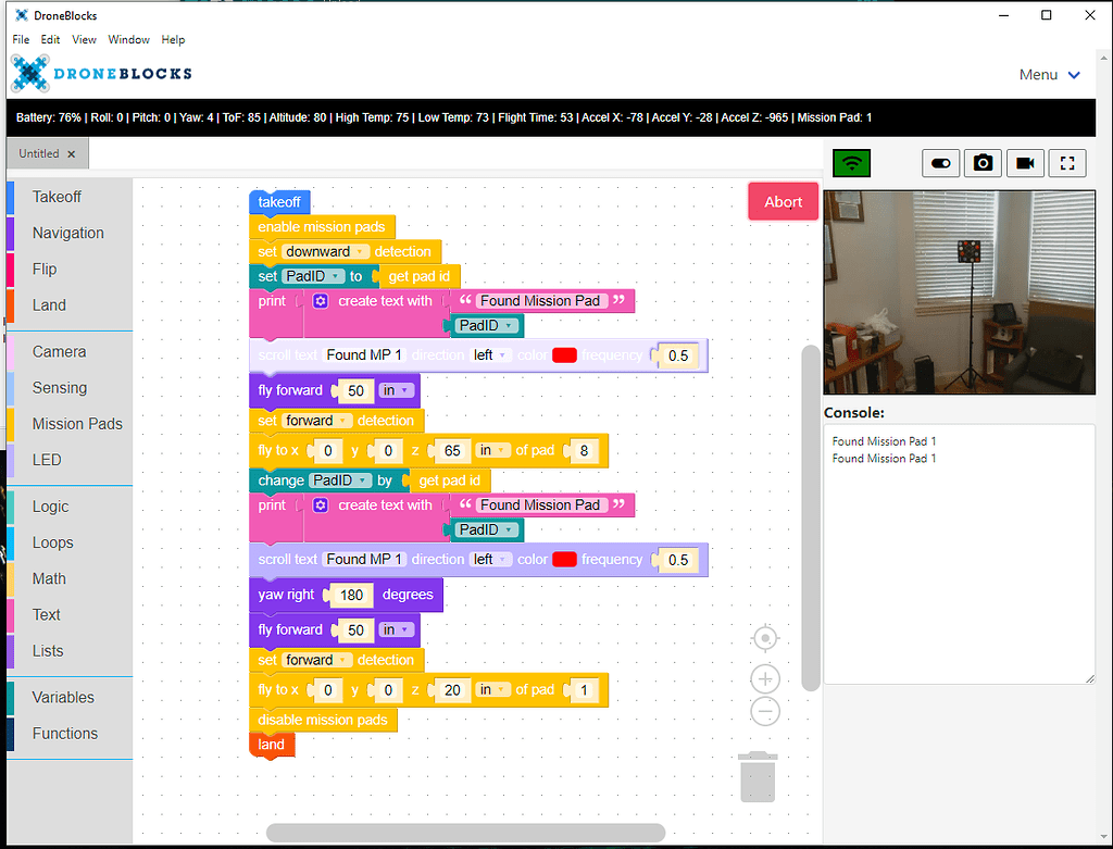Robomaster TT LED and OpenCV Control - Tello Coding - DroneBlocks Drone Coding Discussion Groups ...