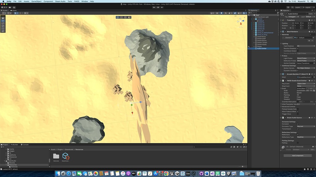 Setting up Steam Audio Occlusion in Unity via FMOD Studio - Unity - FMOD Forums
