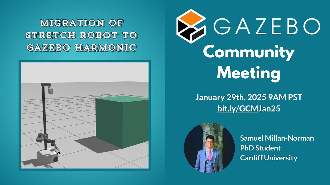 Community meeting: Migration of Stretch robot to Gazebo Sim Harmonic ...