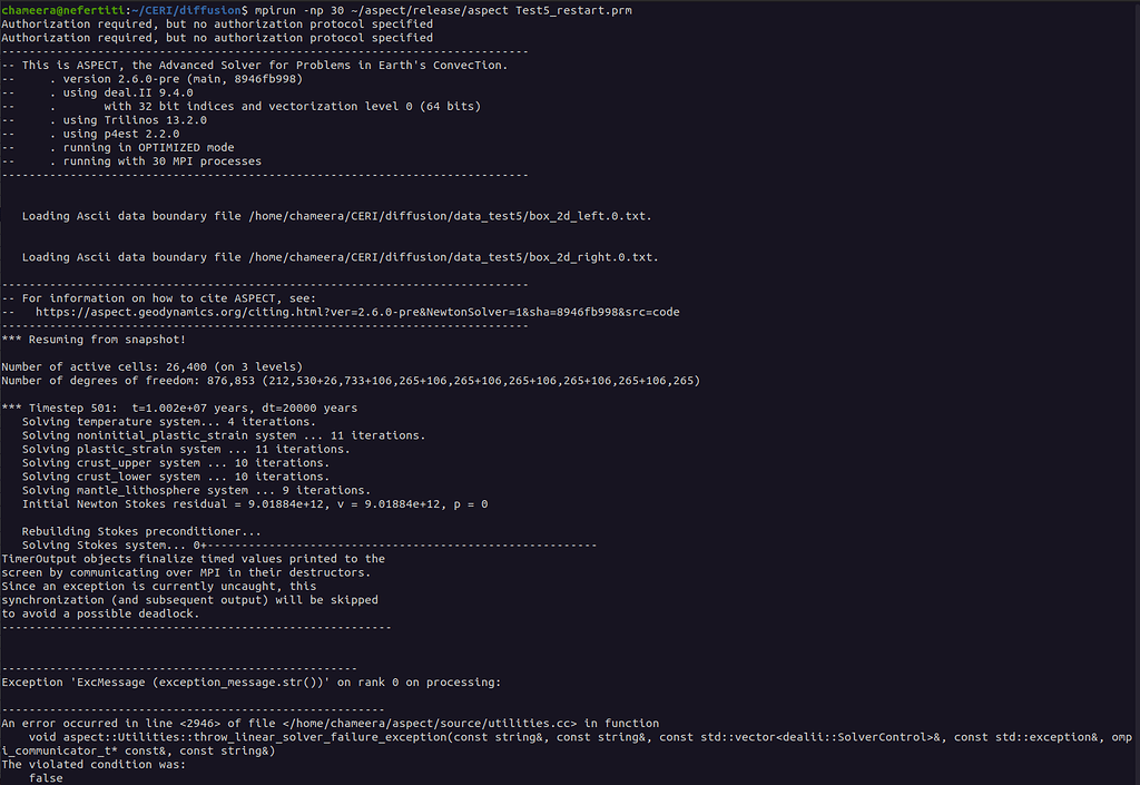 Left and Right Boundary producing different stress values for Continental extension - ASPECT ...