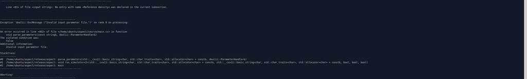 Errors in the material model - ASPECT - Computational Infrastructure for Geodynamics
