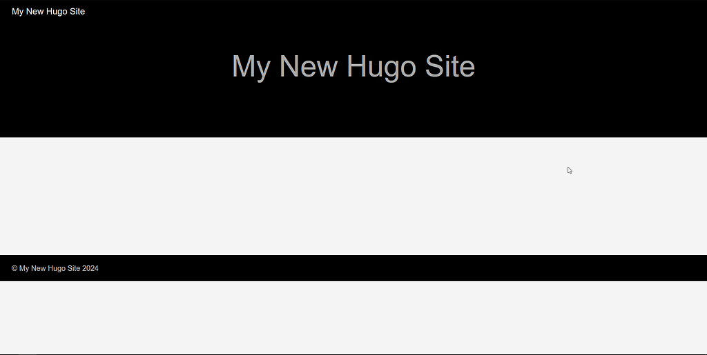 Quick start instructions results in a broken site - Using Themes - HUGO