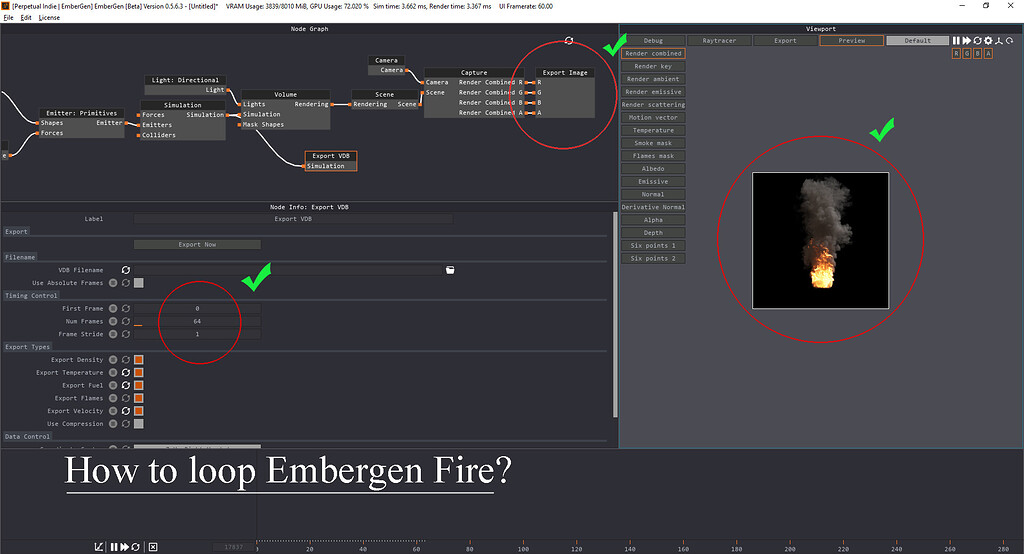 Smooth Seamless Looping Fire - EmberGen - JangaFX Software Forum