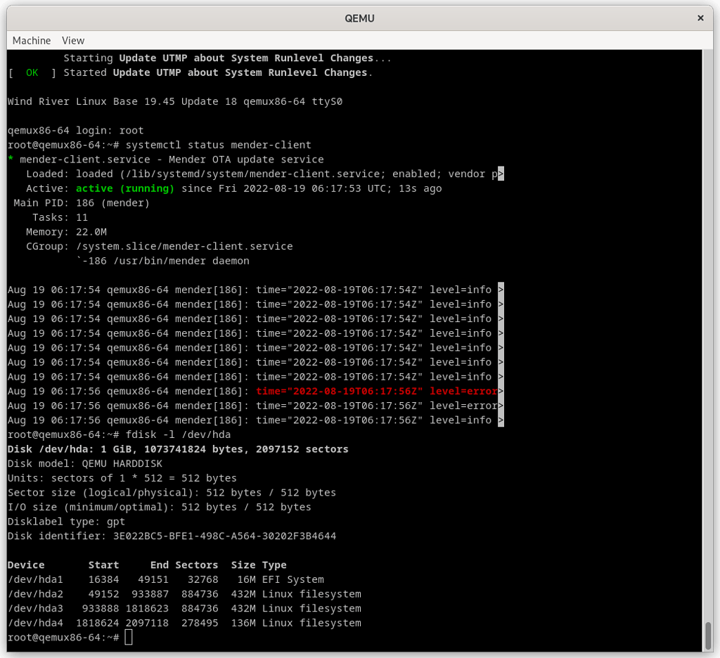 Remote OTA Updates for Wind River Linux - Tutorials - Mender Hub