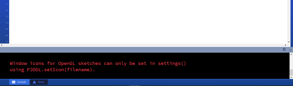 How to change the icon of your application using PJOGL.setIcon()? - Coding Questions ...