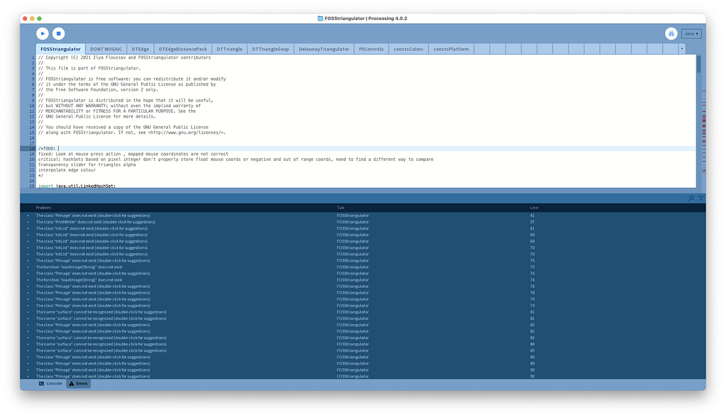 Processing 4.0.2 and above giving "Cannot find a class or type named 'PApplet'" error - Coding ...