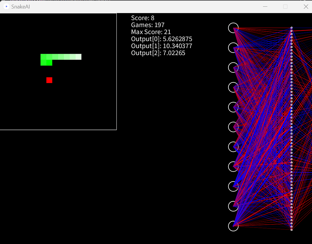 AI learns to play Snake! - Gallery - Processing Community Forum