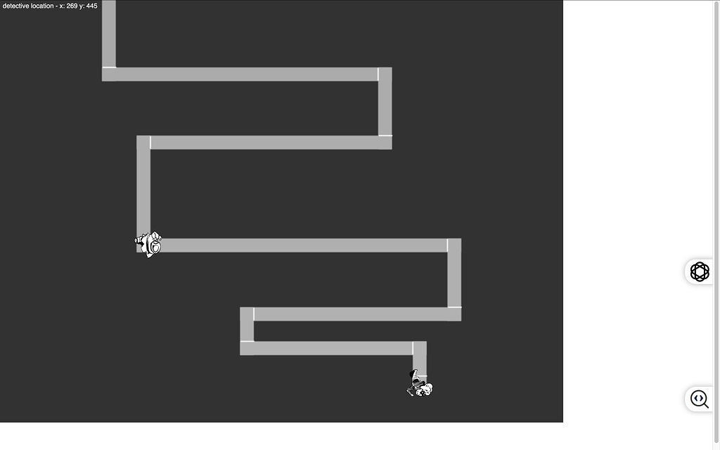 P5.js movement logic — detective stops unexpectedly at corners in maze game - Coding Questions ...