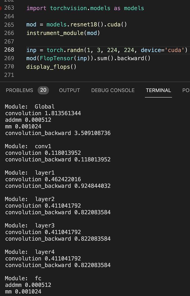 The "Ideal" PyTorch FLOP Counter (with __torch_dispatch__) - performance - PyTorch Developer ...