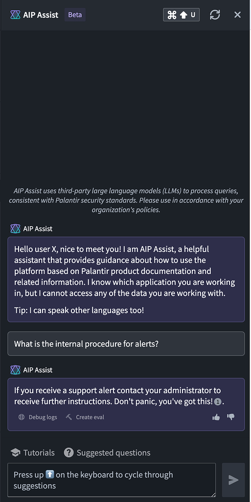 Introducing the ability to power AIP Assist with your custom documentation - Inside the Product ...