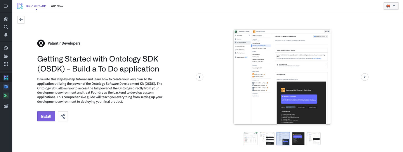 Introducing Build with AIP for Ontology SDK - Inside the Product - Palantir Developer Community
