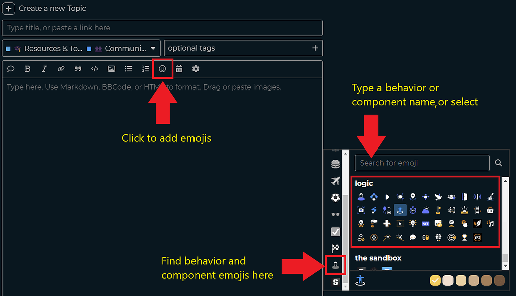 🏆 Use Behavior & Component Emojis on the Forum! - 📣 Announcements - The ...