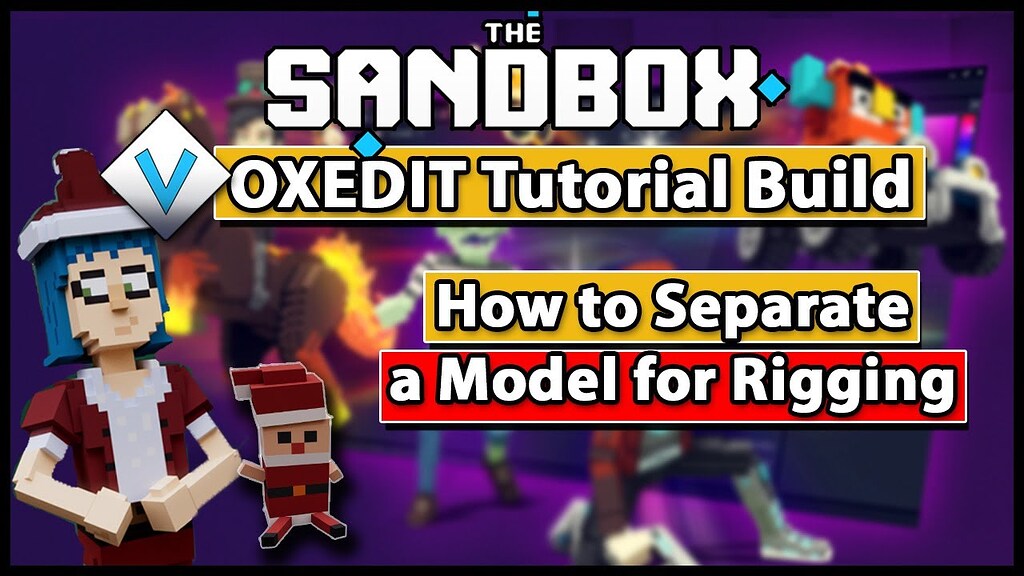 VoxEdit tutorial - Learn how to Seperate and Rig a Model in VoxEdit - 👥 Community Tutorials ...