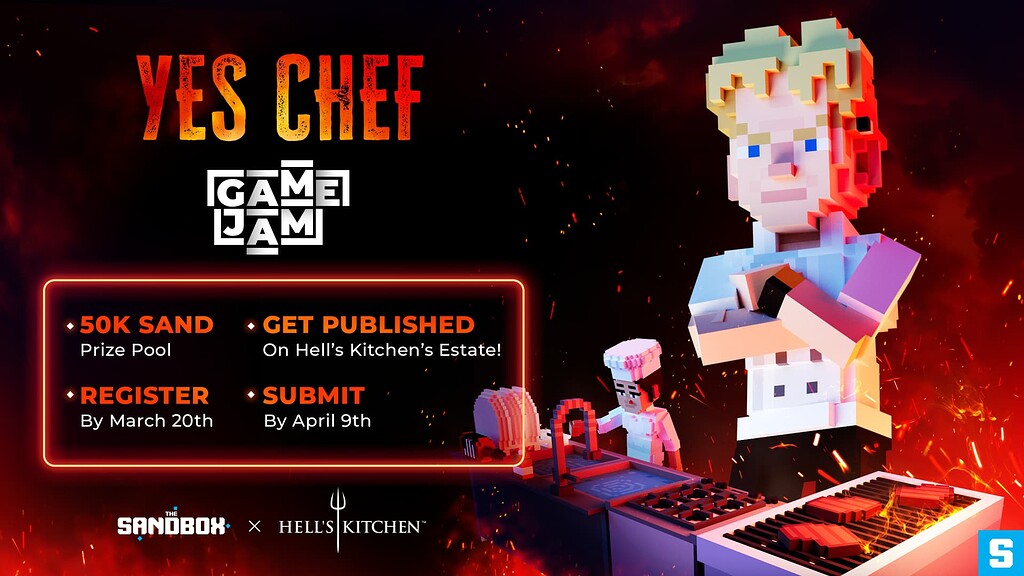 📋 Yes Chef Game Jam Awards Delay - 🗣️ Updates - The Sandbox - Creators