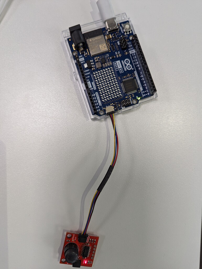 Not Able To Detect The I2c Based Pir Device On The Qwiic Connector Of Arduino 4 Uno Wifi Qwiic 5673
