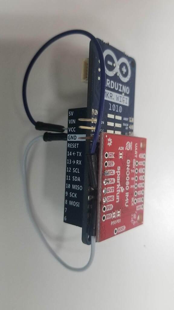 BNO080 with Arduino Mkr WiFi 1010 - IMU & Motion - SparkFun Community