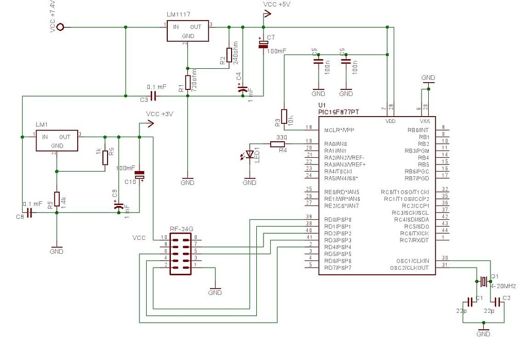 Rf 24g And Pic Schematic Wireless And Iot Sparkfun Community 