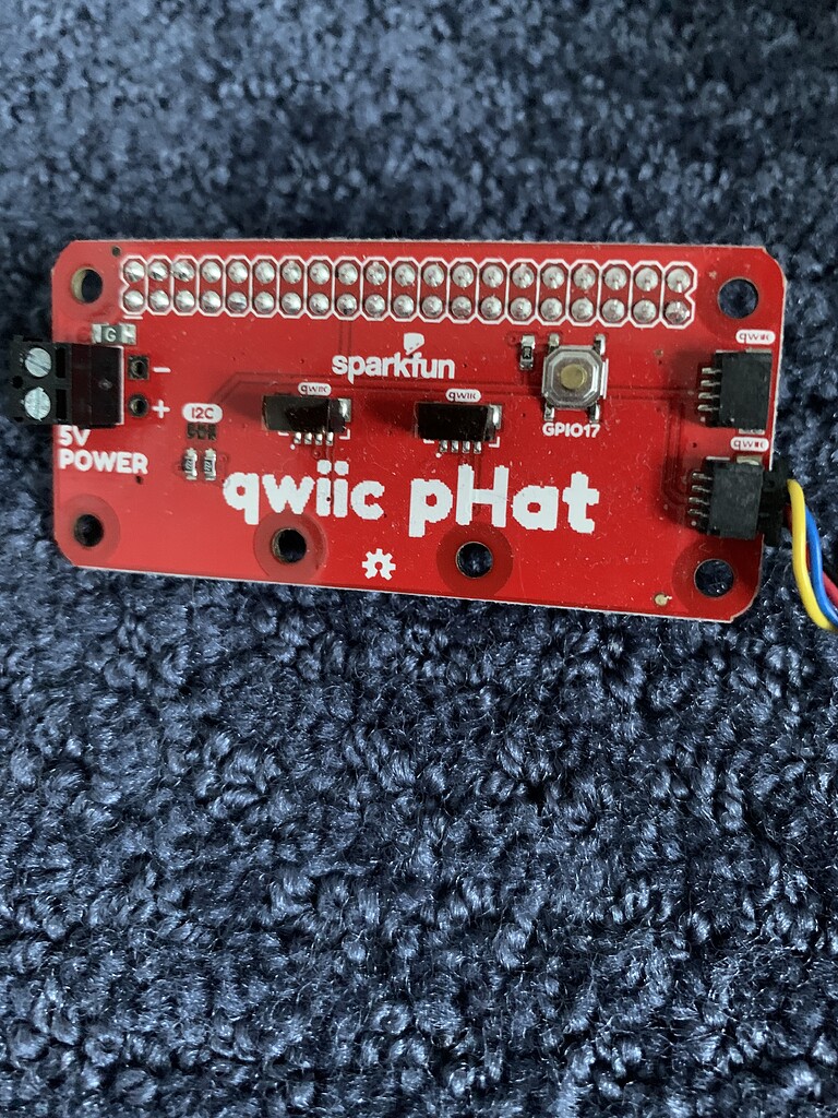 QWIIC PHAT troubleshooting - Qwiic System - SparkFun Community