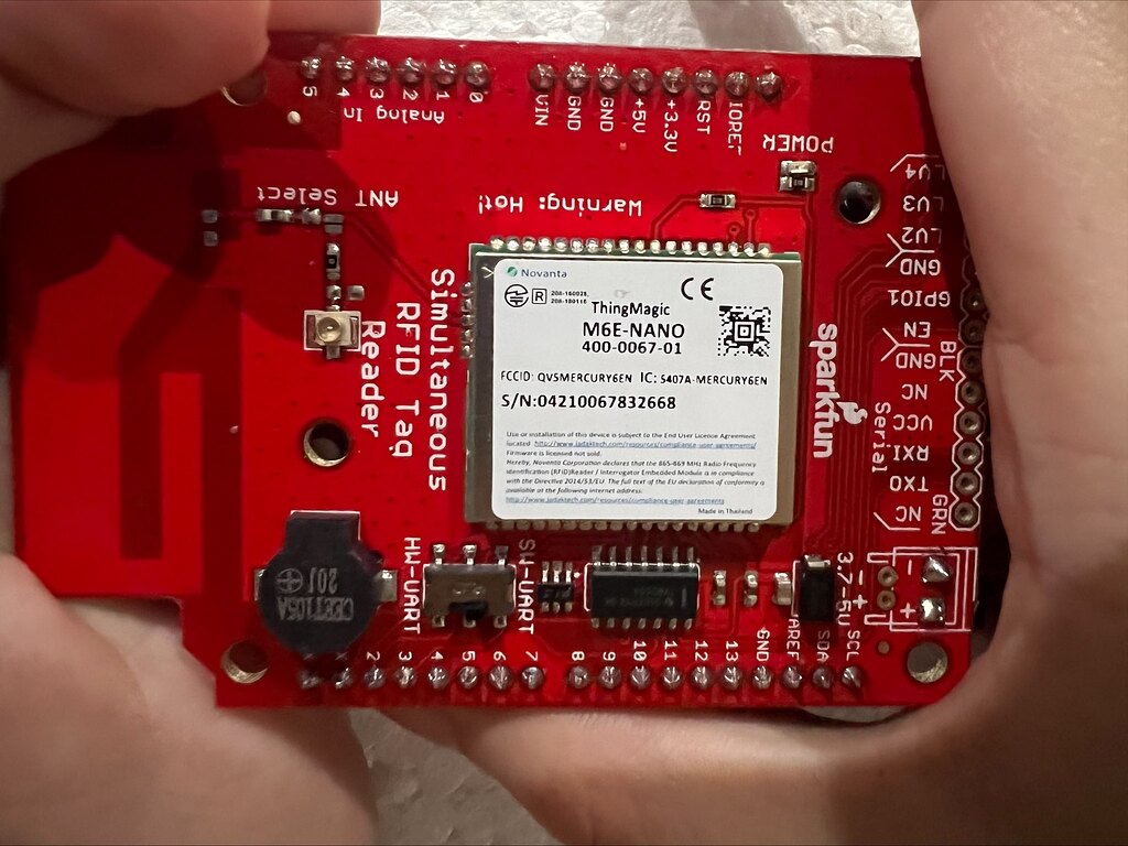Defect or Damaged SparkFun Simultaneous RFID Reader - M6E Nano - NFC ...