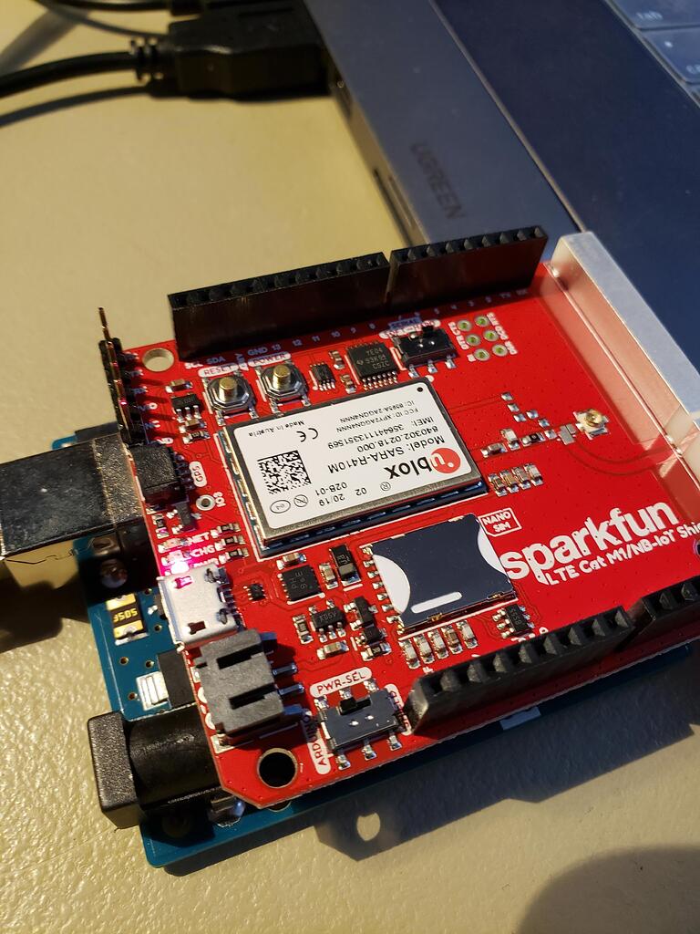 No response from my new LTE Cat M1/NB-IoT Shield - SparkFun Please Help - Cellular - SparkFun ...