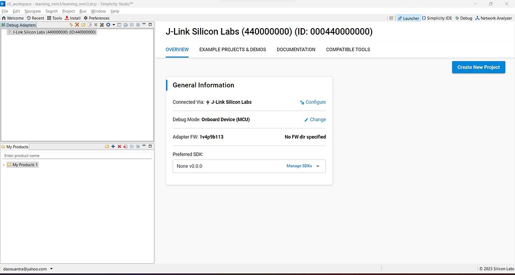SparkFun Thing Plus Matter - MGM240P can't be detected by Simplicity ...