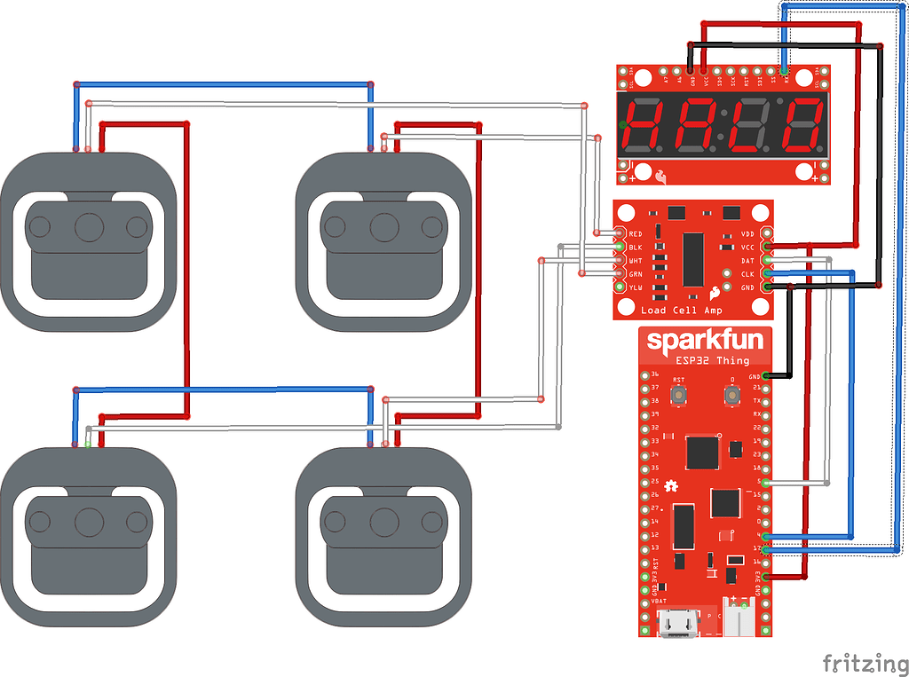 Implementing the IoT Scale Tutorial (problem with the HX711 Load Cell Amp) - Force & Weight ...