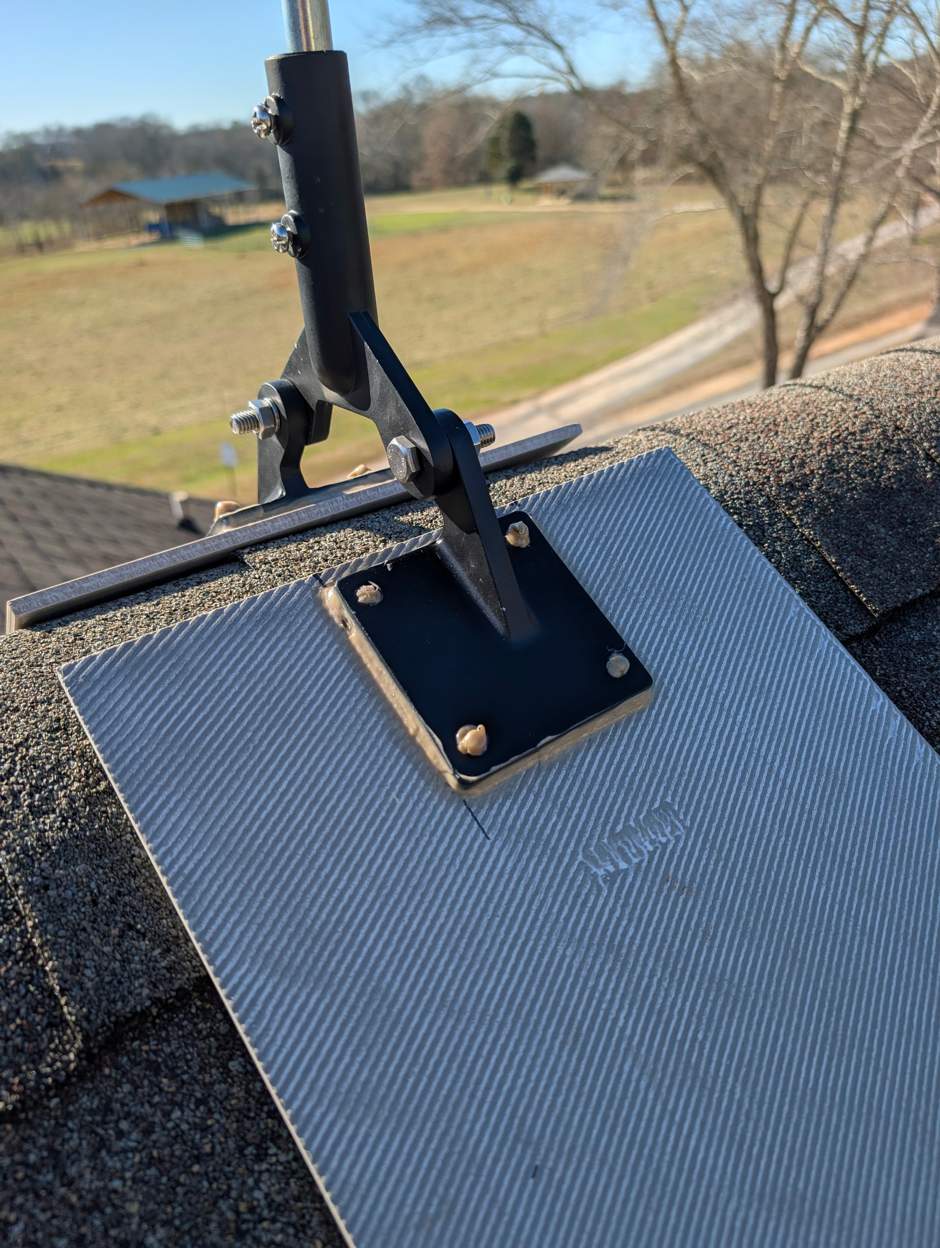 How I mounted a GPS antenna on my roof peak - Other - SparkFun Community